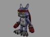 Gaomon from Digimon : Blender 3D Models