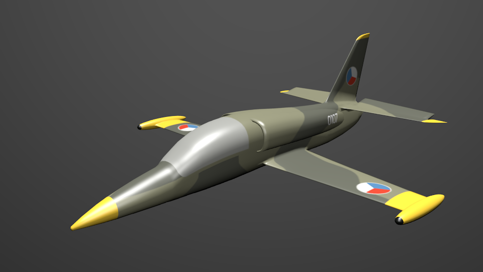 Aero L-39 C Albatros : Blender 3D Models